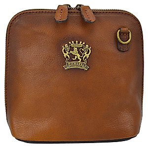 Pratesi Leather, Leather Bag for Women Cross-Body Bag Volterra Bruce in cow leather - Bruce Brown
