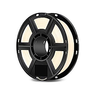 FLASHFORGE D-Series Flexible 3D Printer Filament, 1.75mm (Clear/Natural Color), 0.5kg Spool (1.1lbs), Guaranteed Fresh, Tangle-Free, Fits Most FDM Printers [Risk-Free]    
