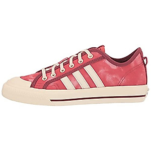 adidas Originals Nizza Skate Shoe, Crew Red/Tactile Red/Chalk White, 5.5 US Unisex Big Kid