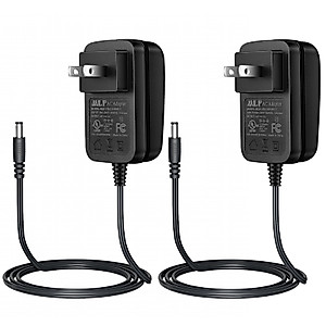 2-Pack AC to DC 24V 1A Power Supply Adapter, Plug 5.5mm x 2.1mm UL Listed FCC