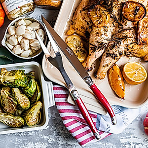 Jean Dubost Stainless Steel Carving Set