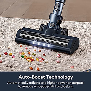 Ultenic FS1 Cordless Vacuum Cleaner with All-Around Station, 30Kpa Powerful Stick Vacuum, Max 60 Mins Runtime, Self Emptying with 3L Dust Bag, Vacuum Cleaners for Home, Hardwood Floors Carpet Pet Hair