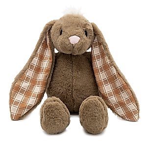 Plushible Easter Bunny Plush, Cuddly, Soft, Embroidered Stuffed Animal Toy for Newborns, Kids, Boys, & Girls, 14 Inch