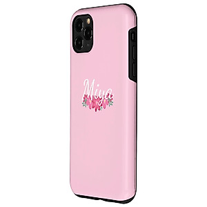 iPhone 11 Pro Max Miya - Custom Floral Phone Cover Pink Personalized Case
