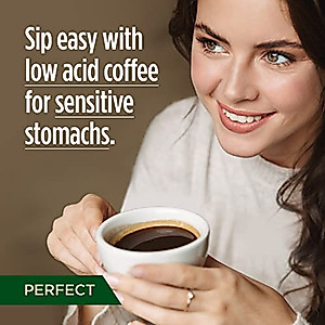 VitaCup Perfect Low Acid Instant Coffee Packets, Dark Roast Coffee, USDA Organic & Fair Trade, Third Party Tested for Mycotoxins & Pesticides, Single Origin, Clean & Pure, 48 ct