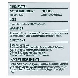 2 Pack of The Natural Dentist Healthy Gums Antigingivitis Mouthwash to Prevent and Treat Bleeding Gums and Fight the Gum Disease Gingivitis - Peppermint Twist flavor, 16.9 oz.