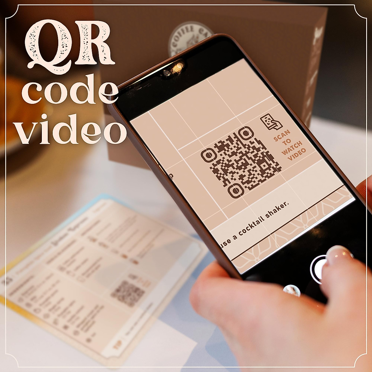 f&m. creations Coffee Gift Set for Coffee Enthusiasts and Coffee Lovers - Compact & Convenient Coffee Bar Accessories, Coffee Essential Station Addition, Kitchen Decor