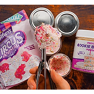 Flexible Dieting Lifestyle Whey Protein Cookie Butter Powder - Birthday Cake Batter | Keto-Friendly, Low Carb, No Added Sugars, Gluten-Free | Easy to Mix, Bake and Spread | 7.9oz