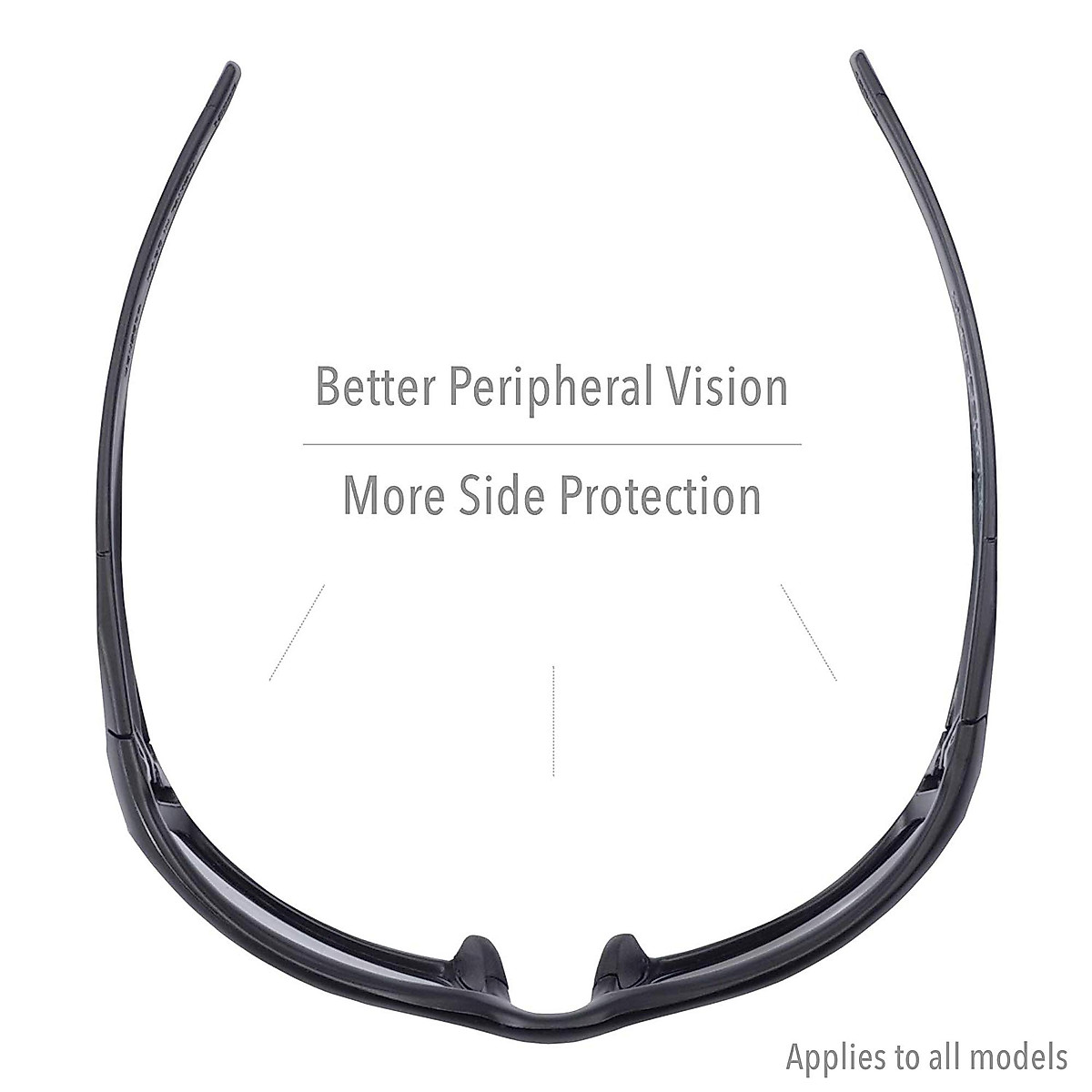 Honeywell Uvex Hypershock Safety Glasses, Brown Frame with Espresso Lens & HydroShield Anti-Fog Coating (S2961HS) 5.6 x 1.7 inch