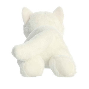 Aurora® Adorable Flopsie™ Precious White Kitty™ Stuffed Animal - Playful Ease - Timeless Companions - White 12 Inches