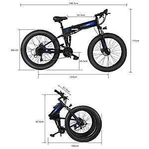 CycleOn Electric Bike for Adults: Valley Ride 750W Electric Bike 48V 10Ah Battery, 26'' Fat Tire Electric Bike Dual Shock Absorber, 7-Speed Electric Bicycles for Commute Mountain Beach Snow, Red