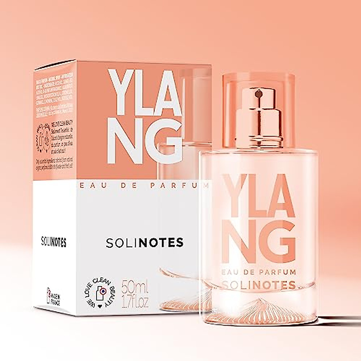 SOLINOTES Ylang Perfume for Women - Eau De Parfum | Delicate Floral and Soothing Scent - Made in France - Vegan - 1.7 fl.oz