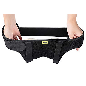 Tenbon Hernia Belt Truss for Single/Double Inguinal or Sports Hernia, Hernia Support Brace for Men for Women Pain Relief Recovery Strap with 2 Removable Compression Pads Comfortable Material