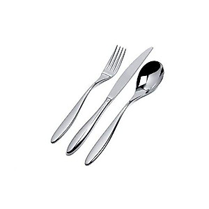 Alessi Mami 9-3/4-Inch Serving Spoon, 18/10 Stainless Steel Mirror Polish, Silver