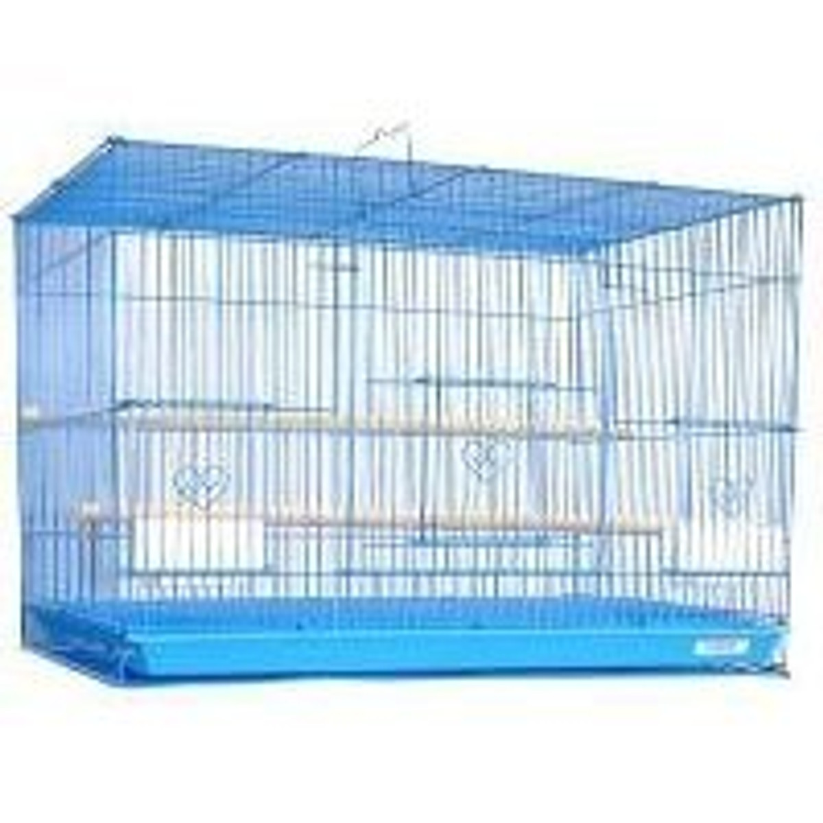 Aviary Breeding Bird Finch Parakeet Finch Flight Cage 24" x 16" x 16" Blue