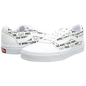 Vans Unisex Ward Pride Platform Sneaker - White 9