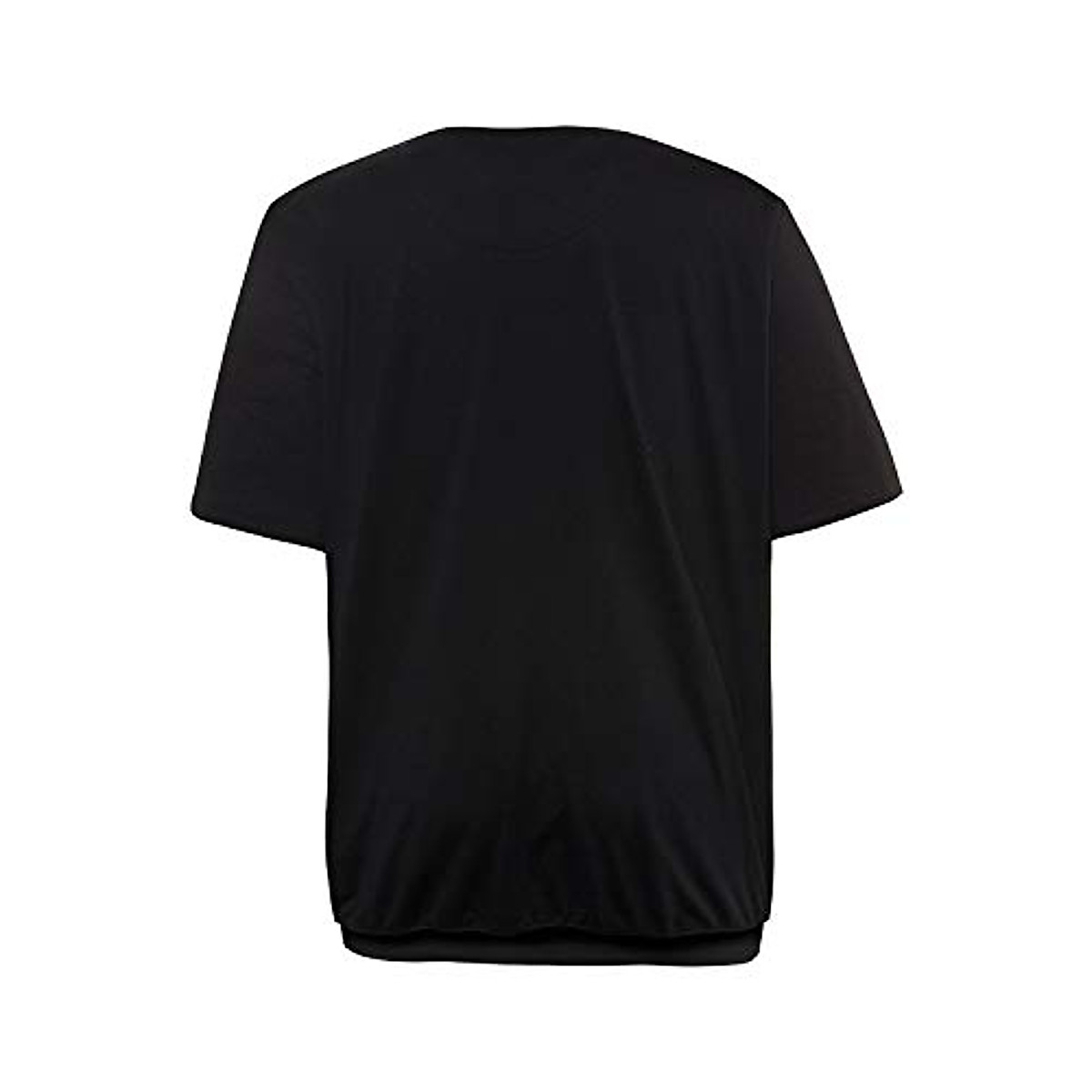 JP 1880 Menswear Big & Tall Plus Size L-8XL Stretch Hem Cotton Tee Black XXX-Large 712616130