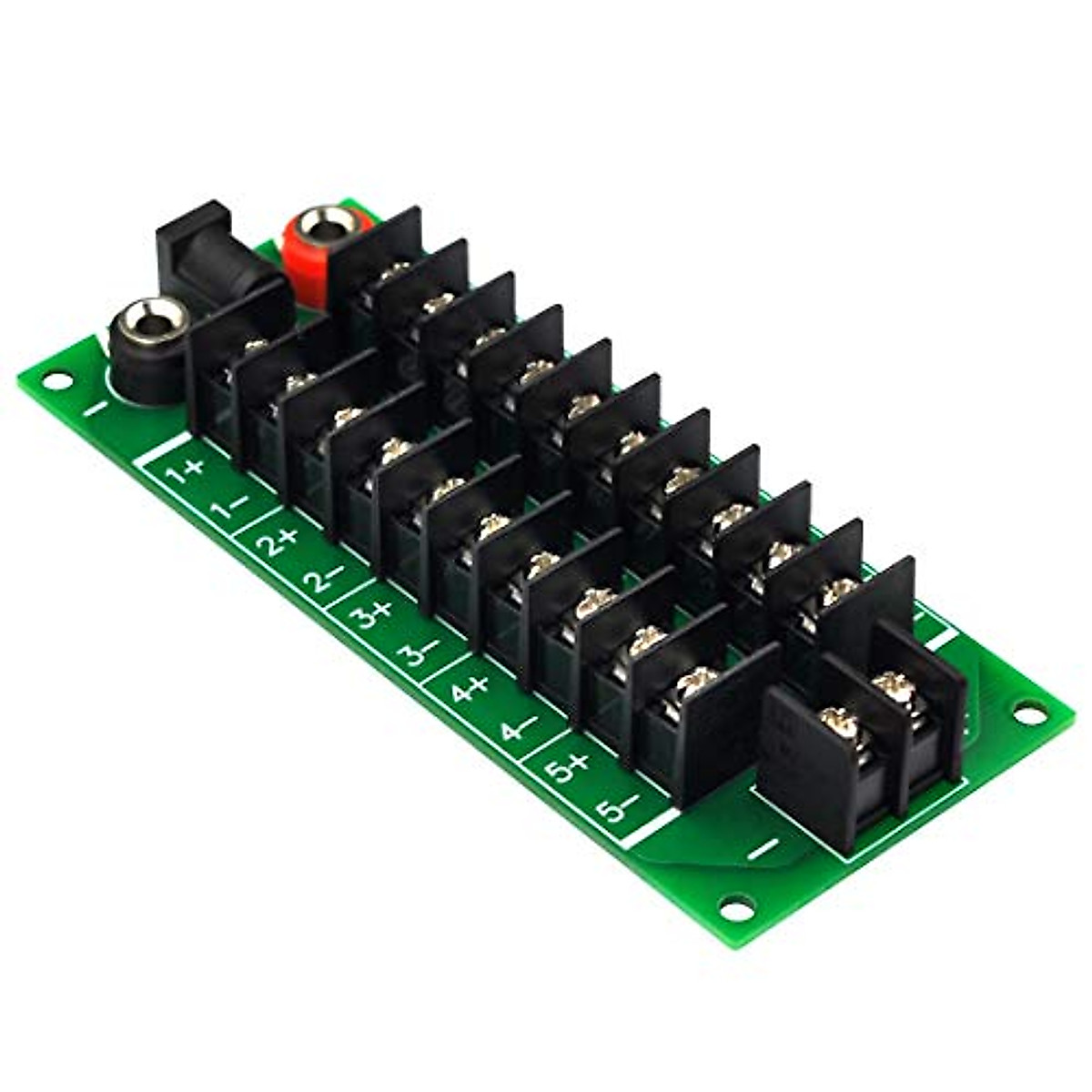 20Amp 2x10 Position Barrier Terminal Block Distribution Module for AC DC
