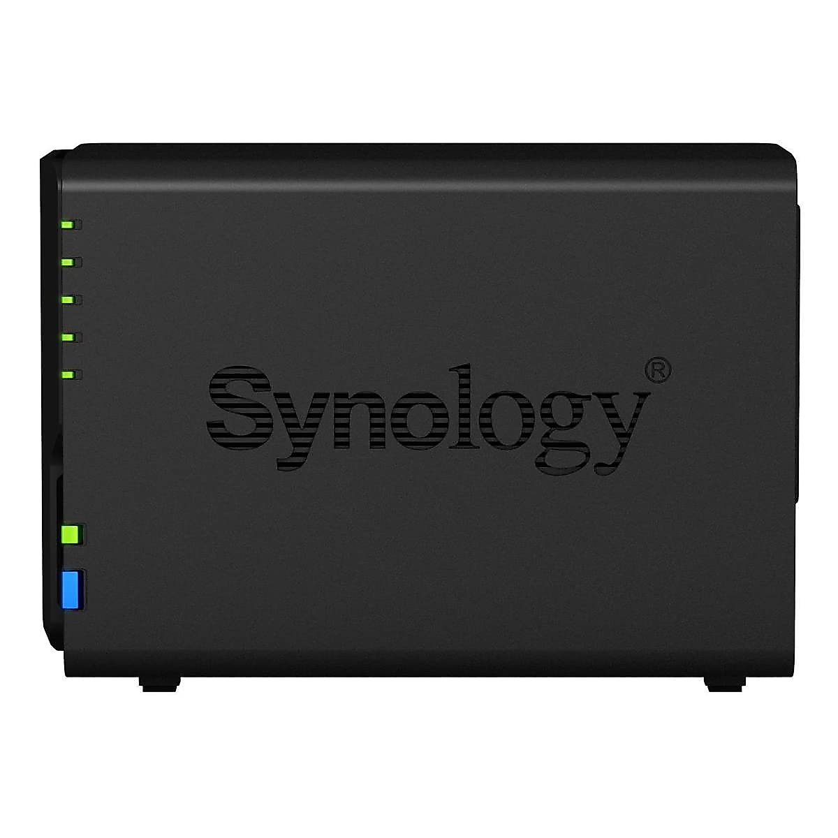 Synology DiskStation DS220+ NAS Server with Celeron 2.0GHz CPU, 6GB Memory, 8TB SSD Storage, 2 x 1GbE LAN Ports, DSM Operating System
