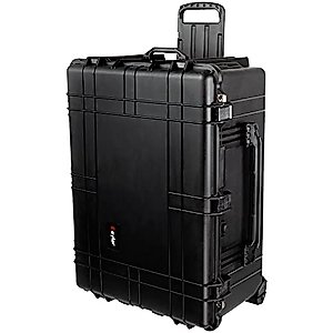 Eylar XXL 31.5" Protective Gear Roller Case Water and Shock Resistant w/Foam (Black)