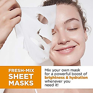 Garnier SkinActive Glow Boost Fresh-Mix Sheet Mask with Vitamin C, for all skin types, 1 count