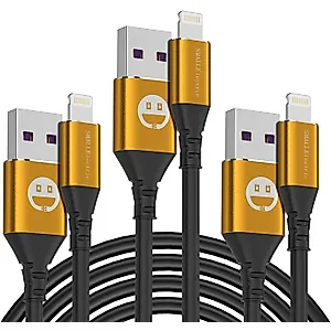 iPhone Charger 10 ft,3-Pack Extra Long Lightning Cable [Apple MFi Certified] iPhone Charger Cord 10 Foot Fast Charging for iPhone 13 12 11 Pro Max X XS XR/8 Plus/7 Plus/6/6s Plus/5s /5c/iPad Mini Air