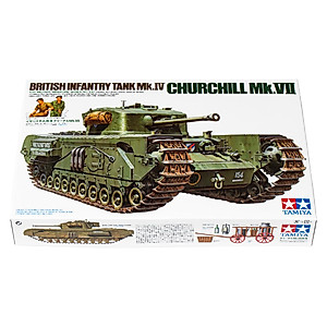 TAMIYA America, Inc 1/35 British Churchill MKVII Tank, TAM35210