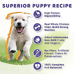 Halo Puppy Dry Dog Food, Chicken & Liver 4-Pound Bag