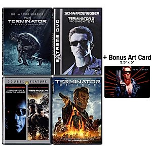 Terminator: Complete Movie Series DVD Collection - 5 Films (The Terminator / Judgement Day / Rise of the Machines / Salvation / Genisys) + Bonus