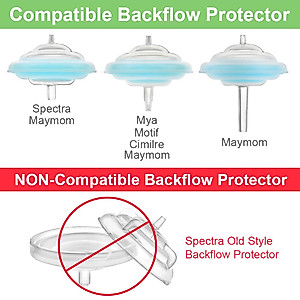 Maymom Silicone Membrane; Designed for Spectra S1 Spectra S2, 9 Plus Backflow Protector and Maymom Backflow Protectors, Long, Short and Medium; Not Original Spectra S2 Accessories or Spectra Pump Part