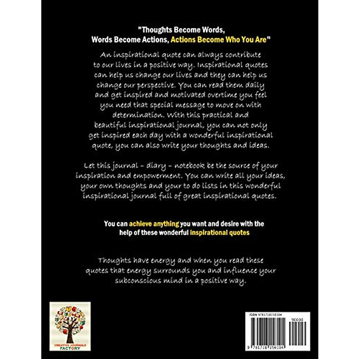 Inspirational Journals Notebook You are Stronger Than You Think - I Can and I Will - Dream Big: Never Quit - Prove Them Wrong - Think Positive - The ... (Inspirational Journals to Write In)