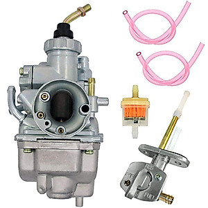 TTR125 Carburetor + Fuel Switch Valve Petcock for Yamaha TTR125 TTR-125 Carb Carburetor 2000-2007 Yamaha Motorcycle TTR125LE TTR125 TTR125E TTR125L by LIYYOO
