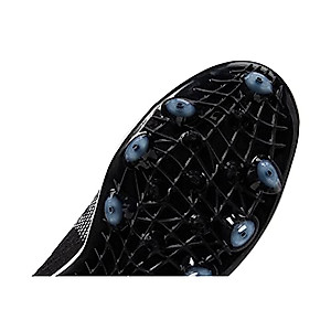 Mizuno Men's Dominant 4 TPU Baseball Shoe, Black-White, 9