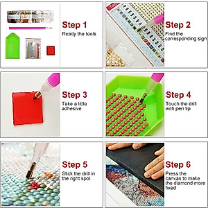 VeGuude Diamond Painting Kits for Adults -Dinosaur World DIY 5D Diamond Art Kits Full Drill Diamond Dots Paintings with Diamonds Gem Art and Crafts Home Decor 12x16inch