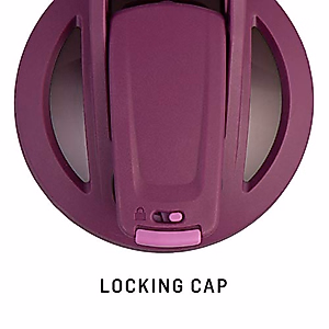 BlenderBottle Strada Shaker Cup Insulated Stainless Steel Water Bottle with Wire Whisk, 24-Ounce, Black & Radian Shaker Cup Insulated Stainless Steel Water Bottle, 26-Ounce, Matte Black