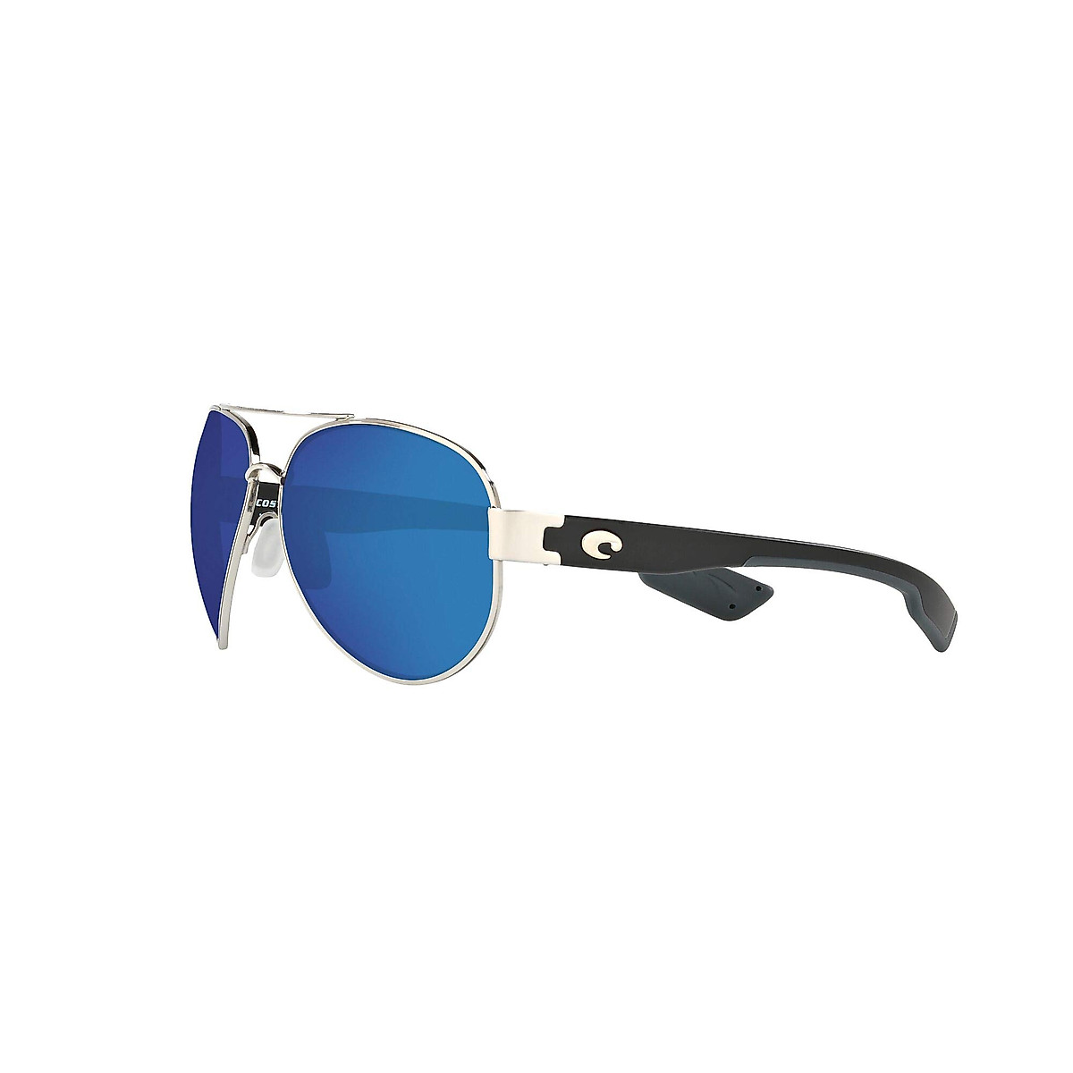 Costa Del Mar Mens South Point Aviator Sunglasses, Palladium/Grey Blue Mirrored Polarized-580G, 59 mm
