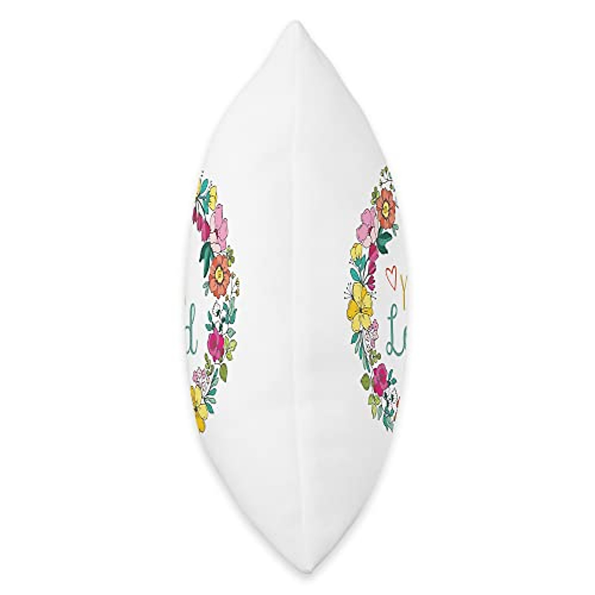 Flowers Design Gifts for 83 Years Old Women, Men 83 Years Loved Cool Flowers Pattern Grandma 83rd Birthday Throw Pillow, 18x18, Multicolor