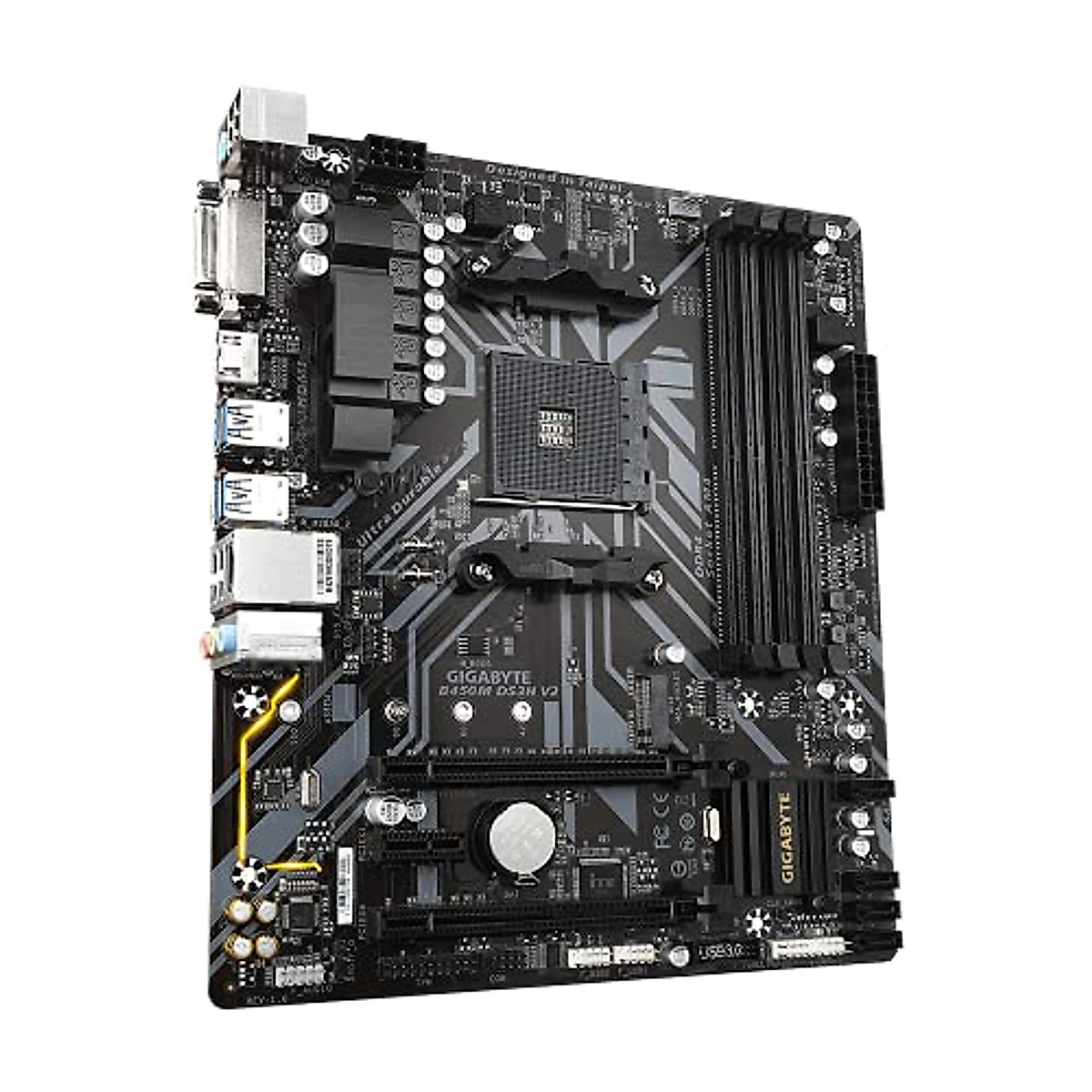 Gigabyte B450M DS3H V2 AMD AM4 Socket B450 Motherboard