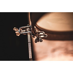 Meinl Percussion Frame Drum Holder, Standard Mount with Soft Foam Padding — NOT Made in China — Chrome Plated Steel, Also Fits Tambourines, 2-Year Warranty (MC-STFDH)