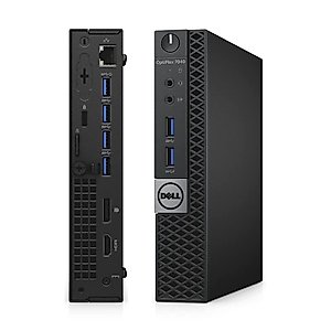 DELL OPTIPLEX 7040 6th Gen Micro Business Desktop Computer, Intel Quad Core i5 6500T up to 3.1GHz, 16G DDR4, 1T SSD, WiFi, BT 4.0, USB 3.0, HDMI, DP, Win 10 64-Bit Supports EN/ES/FR(CI5)(Renewed)