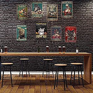 Breeds of Chickens Poster Vintage Metal Tin Signs Coffee Shop Rooster Iron Painting Retro Novelty Funny Bar Pub Restaurant Kitchen Farm Chicken Coop Wall Art Home Decor 8x12 Inch