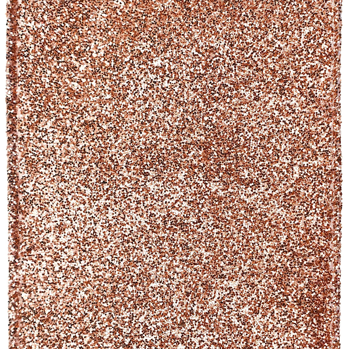 Homeford Christmas Rose Gold All Glitter Wired Ribbon, 2-1/2-inch, 10-Yard