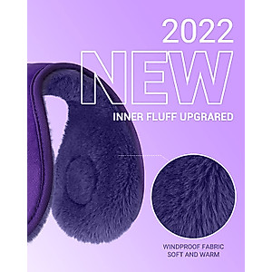 LC-dolida Bluetooth Earmuff Headphones Music Ear Muffs Winter Ear Warmers for Men Ear Muffs for Women Kids Ear Covers,Built-in HD Speakers Wireless Earmuffs for Winter Gifts Skating Skiing