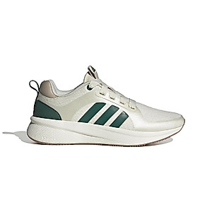 adidas Women's Edge Lux 6 Sneaker, Off White/Collegiate Green/Wonder Beige, 8.5