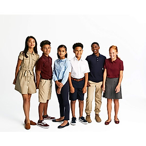 French Toast Boys' Big Pull-on Twill Jogger Pants, Khaki, 14