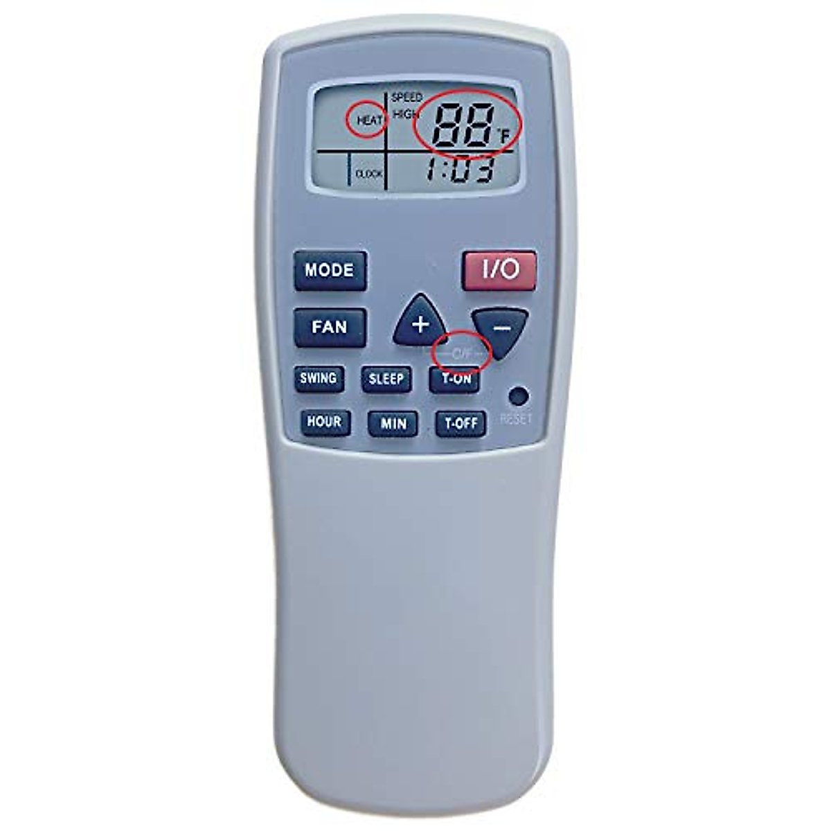 Replacement for Danby ARCTICAIRE Air Air Conditioner Remote Control APAC9036 DPAC120068 DPAC10061 DPAC10030 DPAC10071 DPAC9006 DPAC9008