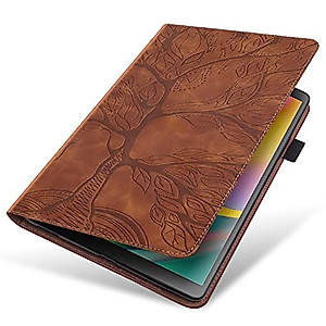 Tablet PC Case Compatible With Samsung Galaxy Tab A8 10.5-Inch 2021 (SM-X200/X205/X207) PU Leather Case Flip Wallet Protective Cover Tree Of Life Tablet Case Card Slot Tablet PC Cover Protective Cover