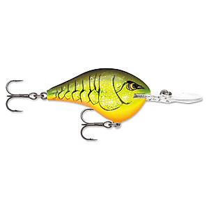 Rapala Dives-to 08 Chartreuse Rootbeer Craw