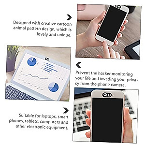 NUSITOU 21 pcs Camera Cover Phone Cover Webcam Blocker for laptopa Cell Phone Camera Webcam Shutter Cover Laptop Protector Phone Webcam Cover Privacy Cover Slide Rail Tablet Slider abs