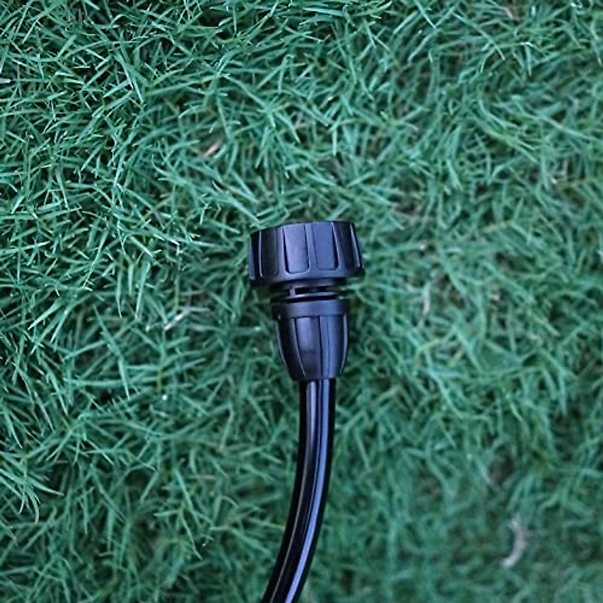 10 pcs 3/8 inch Drip Irrigation Tubing to Faucet/Garden Hose Adapter, 3/8" Barb Lock 3/4" Female GHT Garden Hose Fittings Coupler